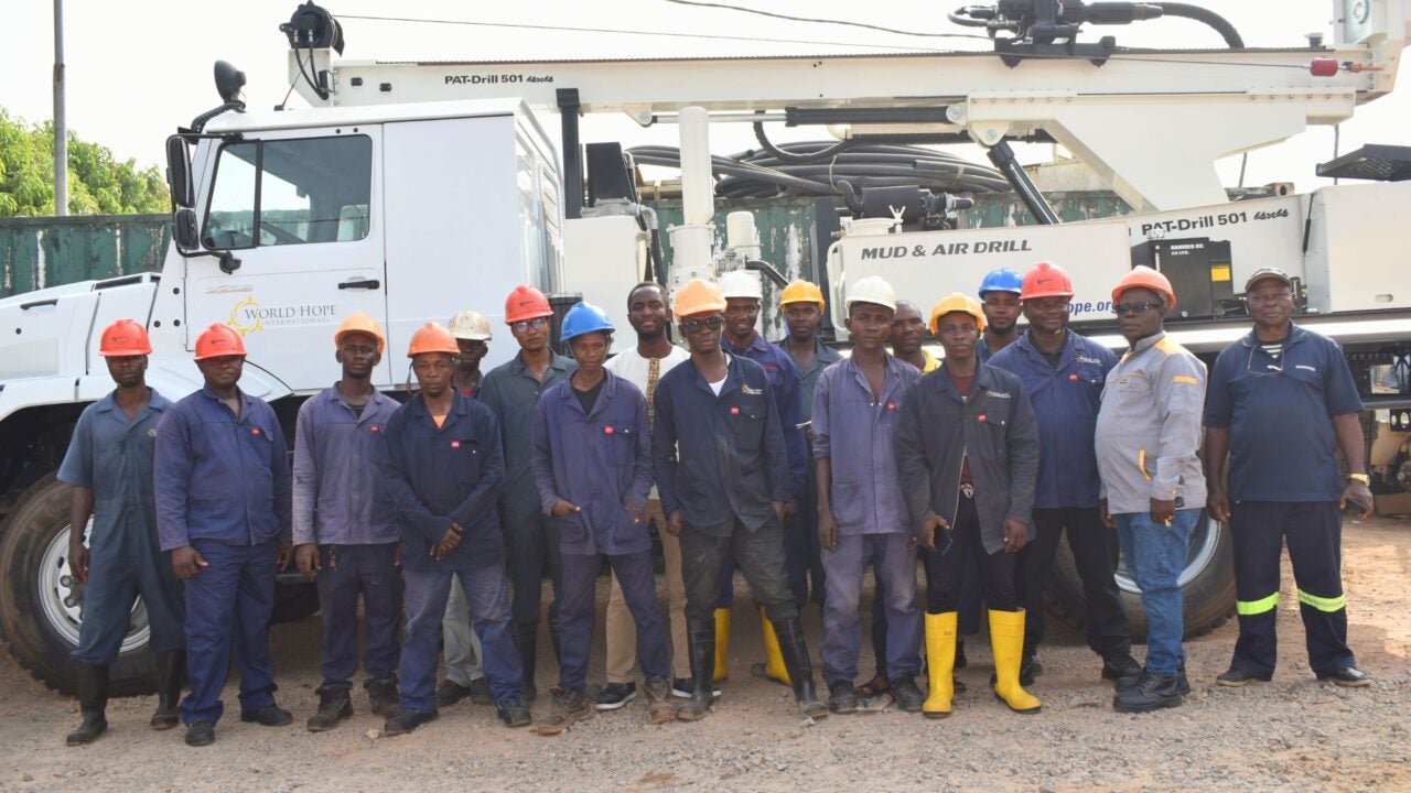 New Water Rig Arrive Sierra Leone | World Hope International